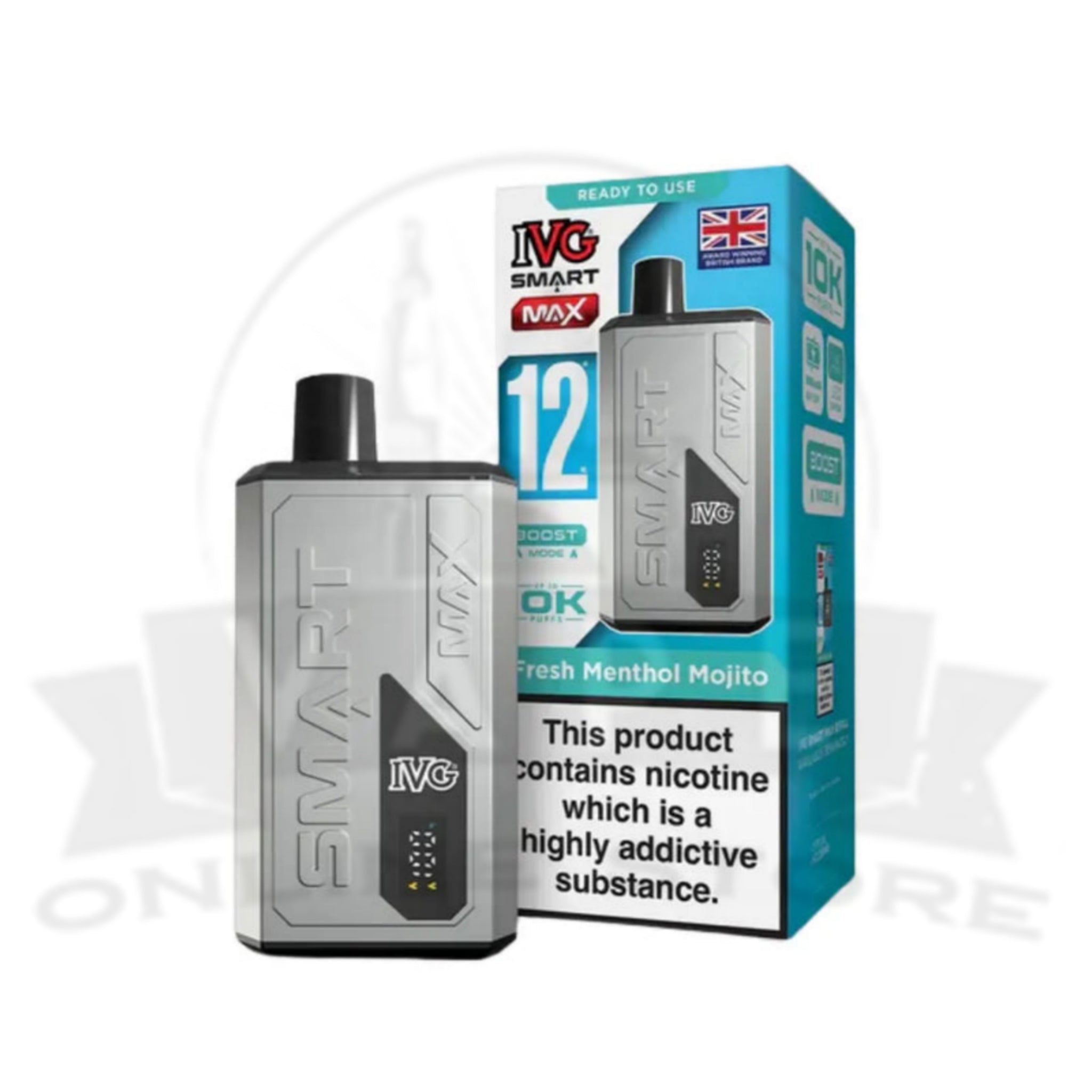 Fresh Menthol Mojito IVG Smart Max 10k Vape Kit