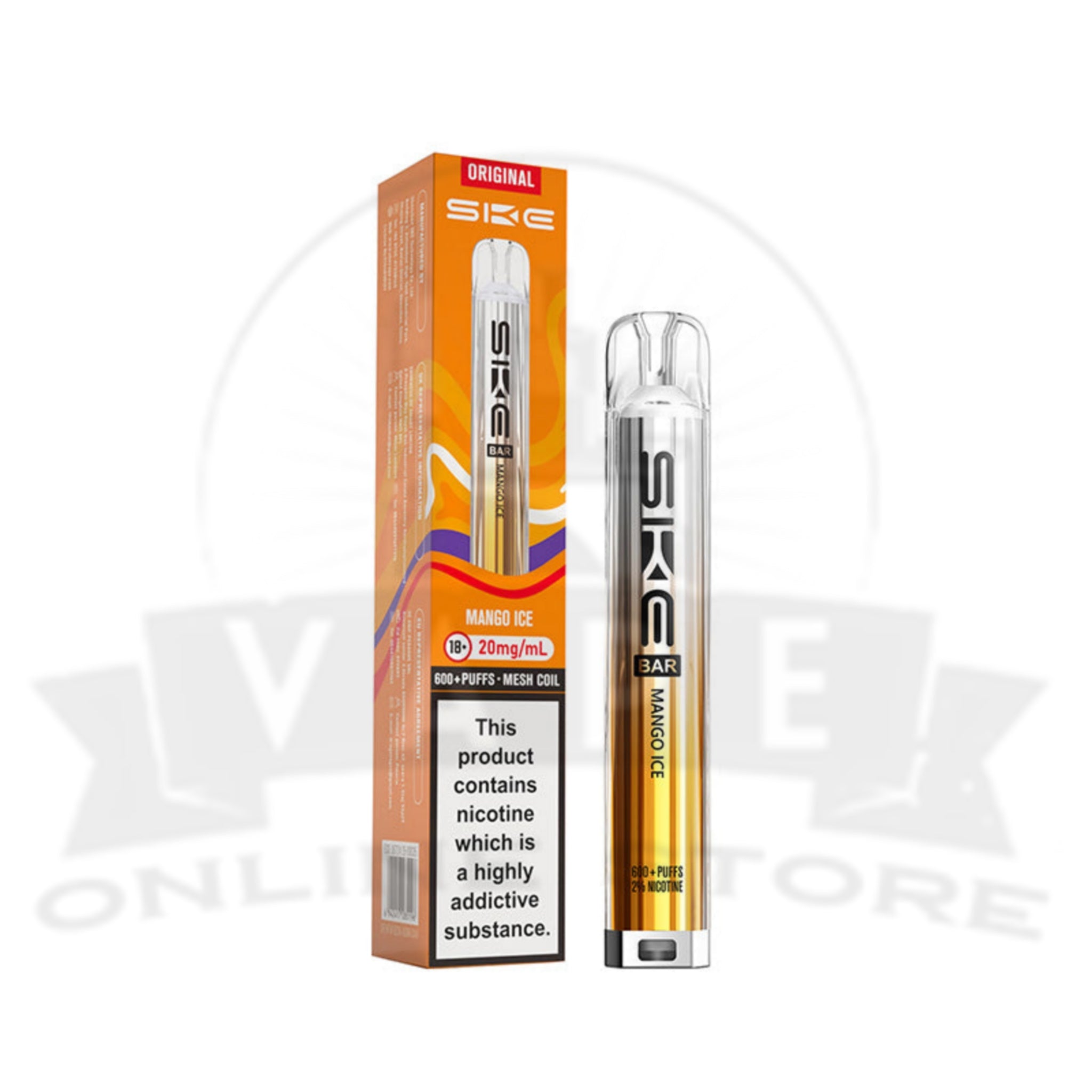 Mango Ice SKE Bar 600 Pod Kit | 600 Puff Vape