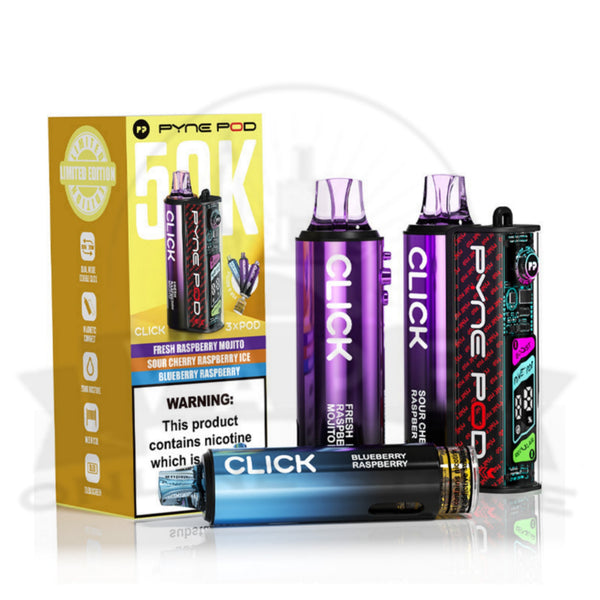 Raspberry Edition Pyne Pod Click 50k Vape Kit