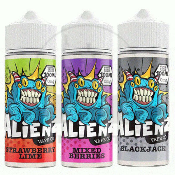 Alienz Vape Co 100ml Shortfill E-Liquid | Alien Vape Coil | UK