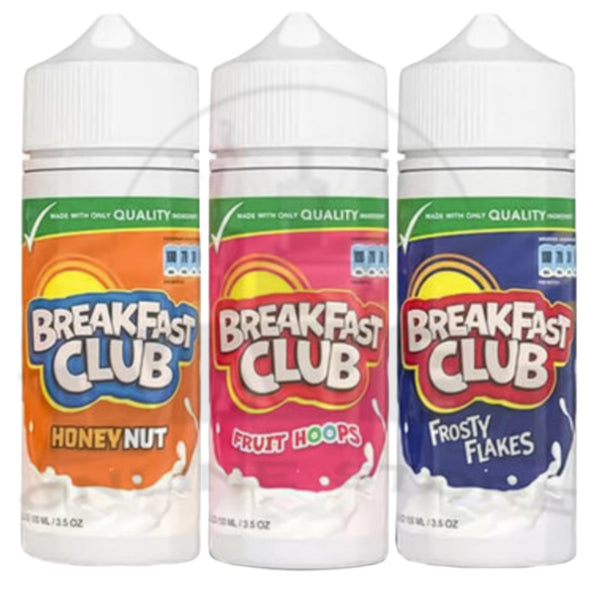 Breakfast Club Shortfill 100ml E-Liquid | Best Quality UK