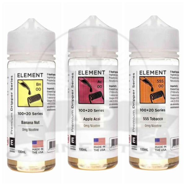 Element Shortfill 100ml E-Liquid | Element E-liquid UK