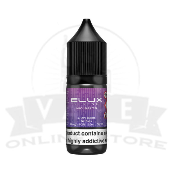 Grape Berry Elux Legend 10ml Nic Salt | Retail & Wholesale