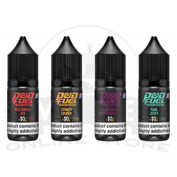 Pod Fuel 10ml Nic Salts E-liquid | 5 For £10 Only