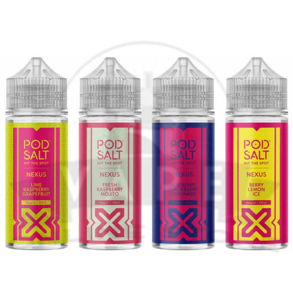 Pod Salt Nexus 100ML Shortfill E-Liquids | Pod Salt UK